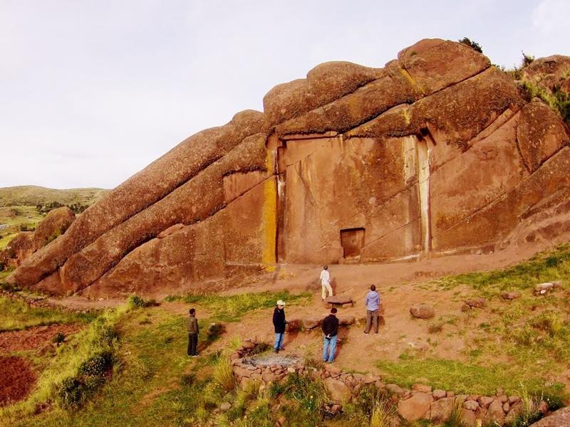 Quadcopter Flying Over The Ancient "Devil's Doorway" In Peru - Hidden ...