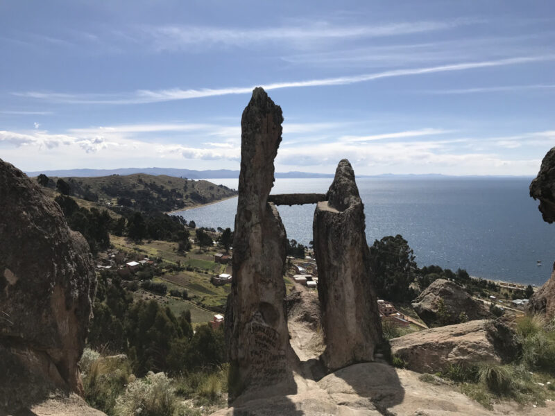 Ancient Solar Calendar At Lake Titicaca In Bolivia: Horca Del Inca ...
